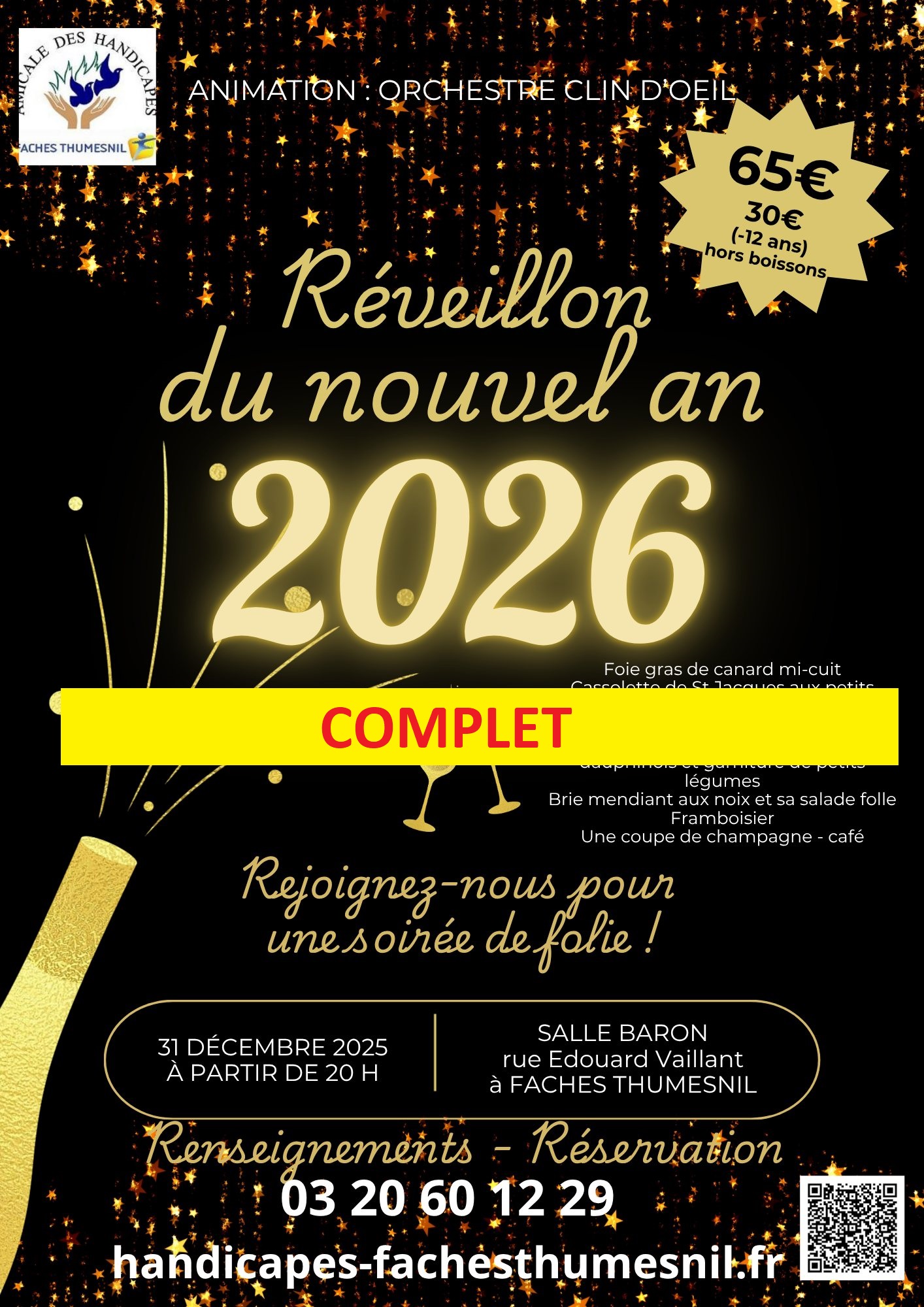 St Sylvestre 2025 - Amicale des handicapés de Faches Thumesnil